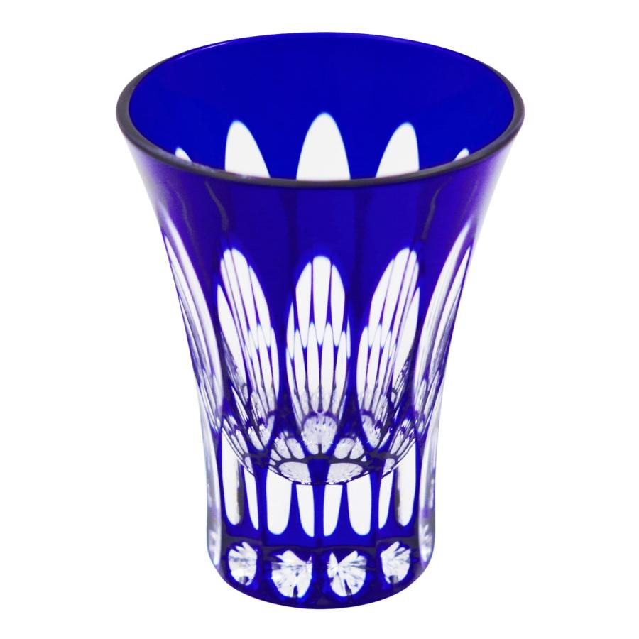 Temma Kiriko | NITAMA Flare Crystal Sake Cup from Japan
